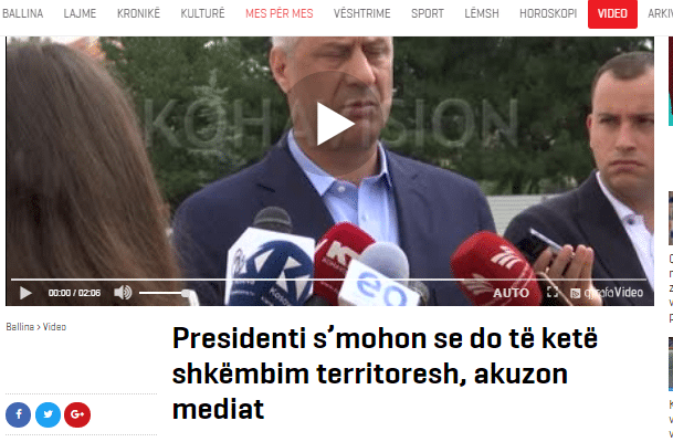 Koha Ditore: Leposavić i Lešak za DEO BUJANOVCA i Preševo - Bujanovačke