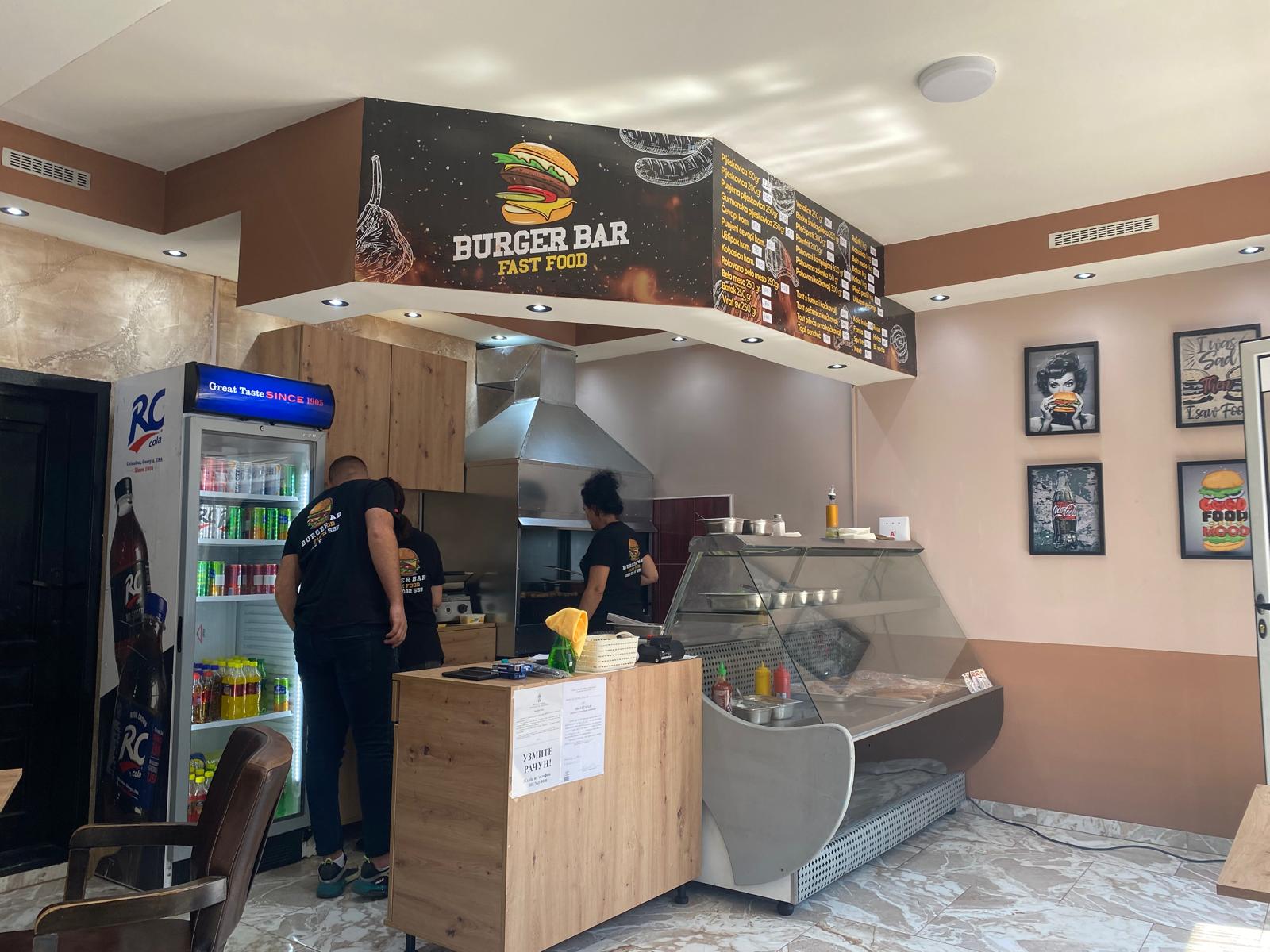 Burger bar! Mesto gde roštilj ima pravi ukus! - Bujanovačke